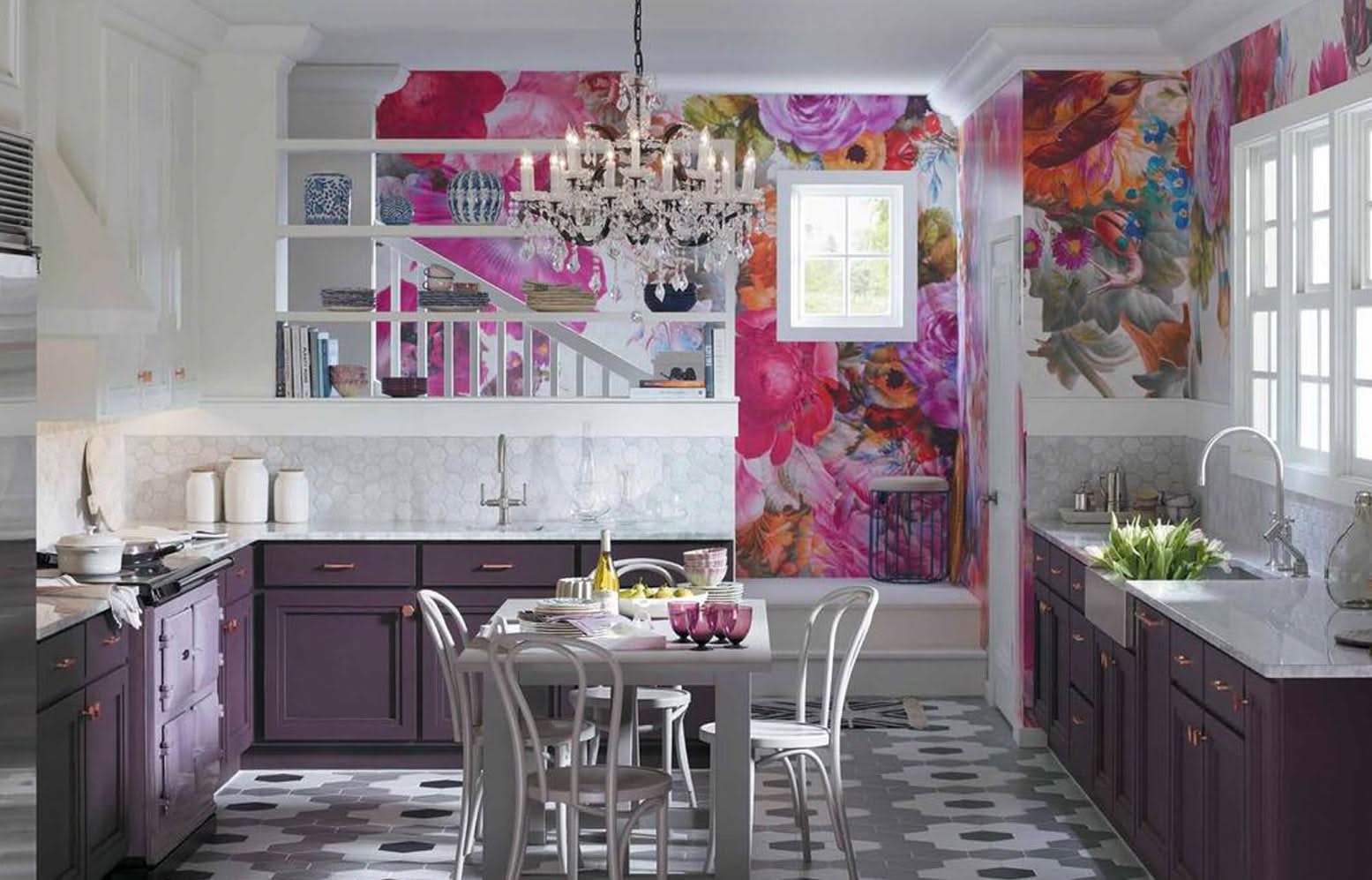 Bloom Boom Kohler | Large Floral Wall Mural by Back to the Wall - Back ...