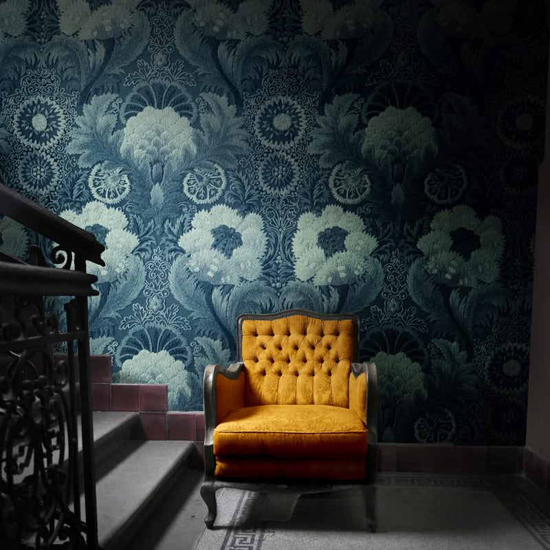 Indigo and Woad outlander Wall Mural by Back to the Wall - Back To The Wall